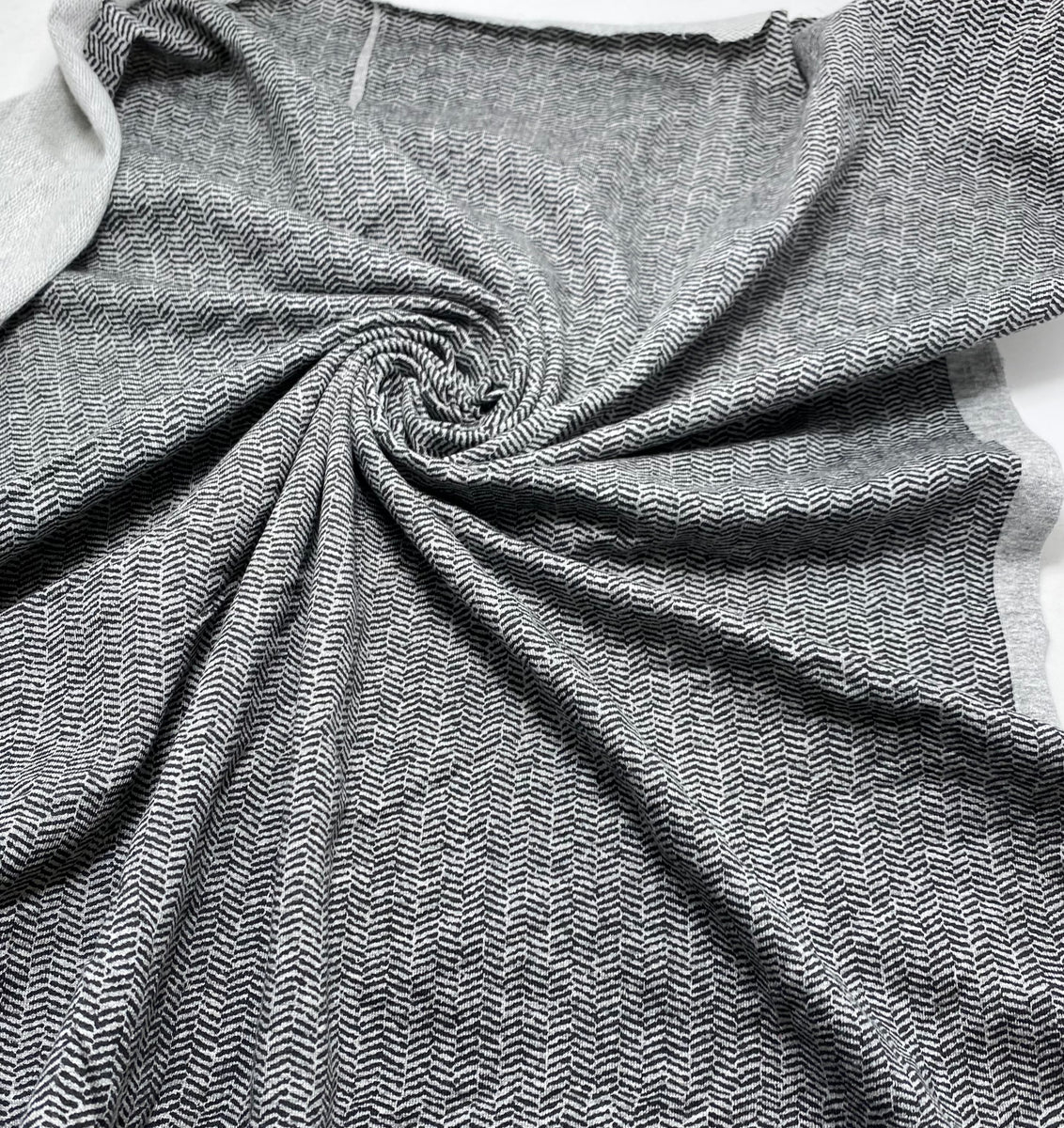 Grey Herringbone French Terry CLOSEOUT – My Favorite Fabrics